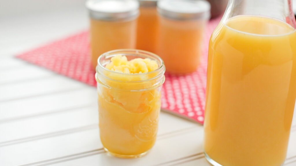 Frozen Orange Juice Mason Jars - Florida Citrus