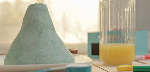 Captain Citrus Erupting Volcano - Florida Citrus