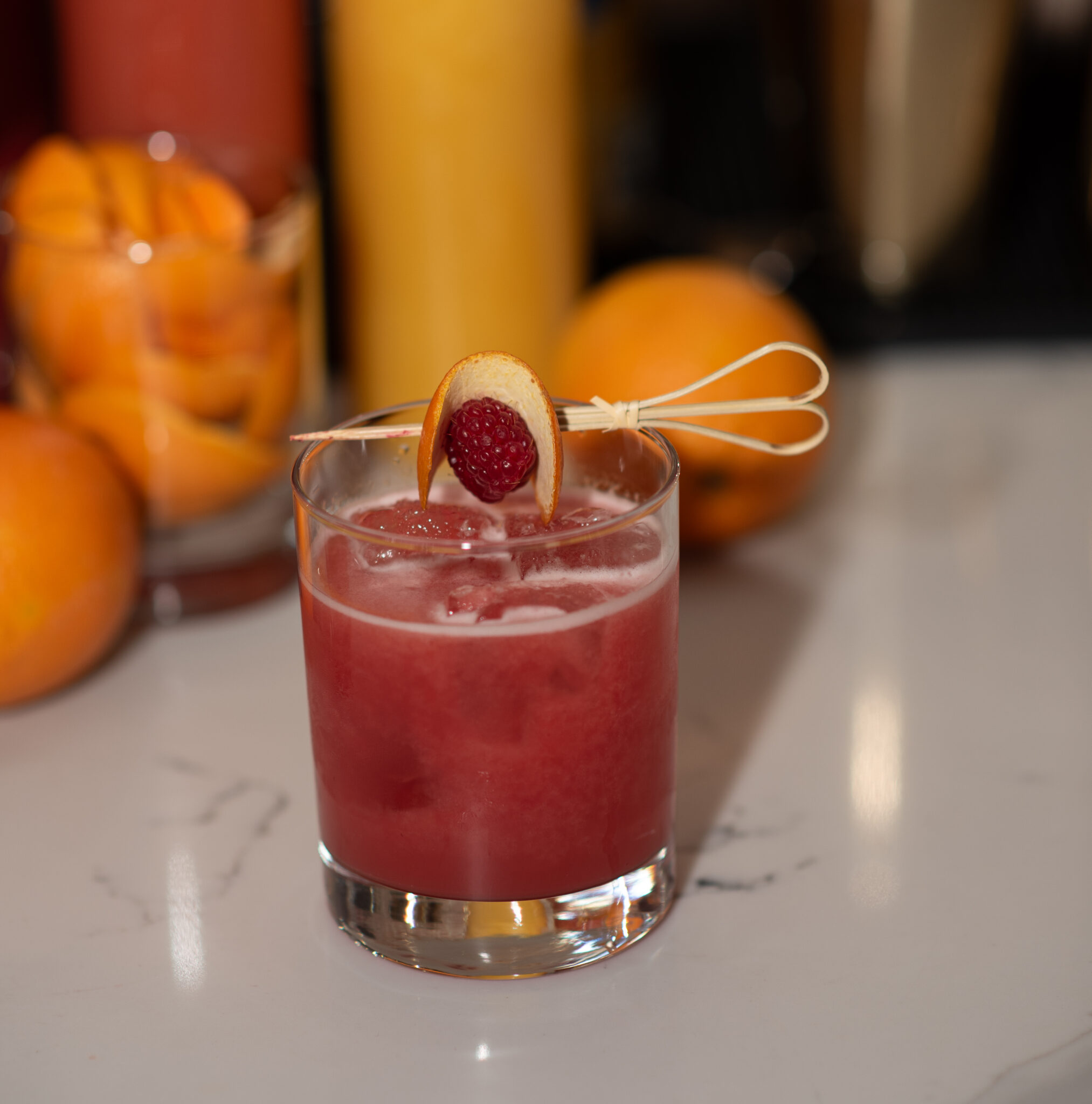 Florida OJ Strawberry Sunrise Mocktail - Florida Citrus