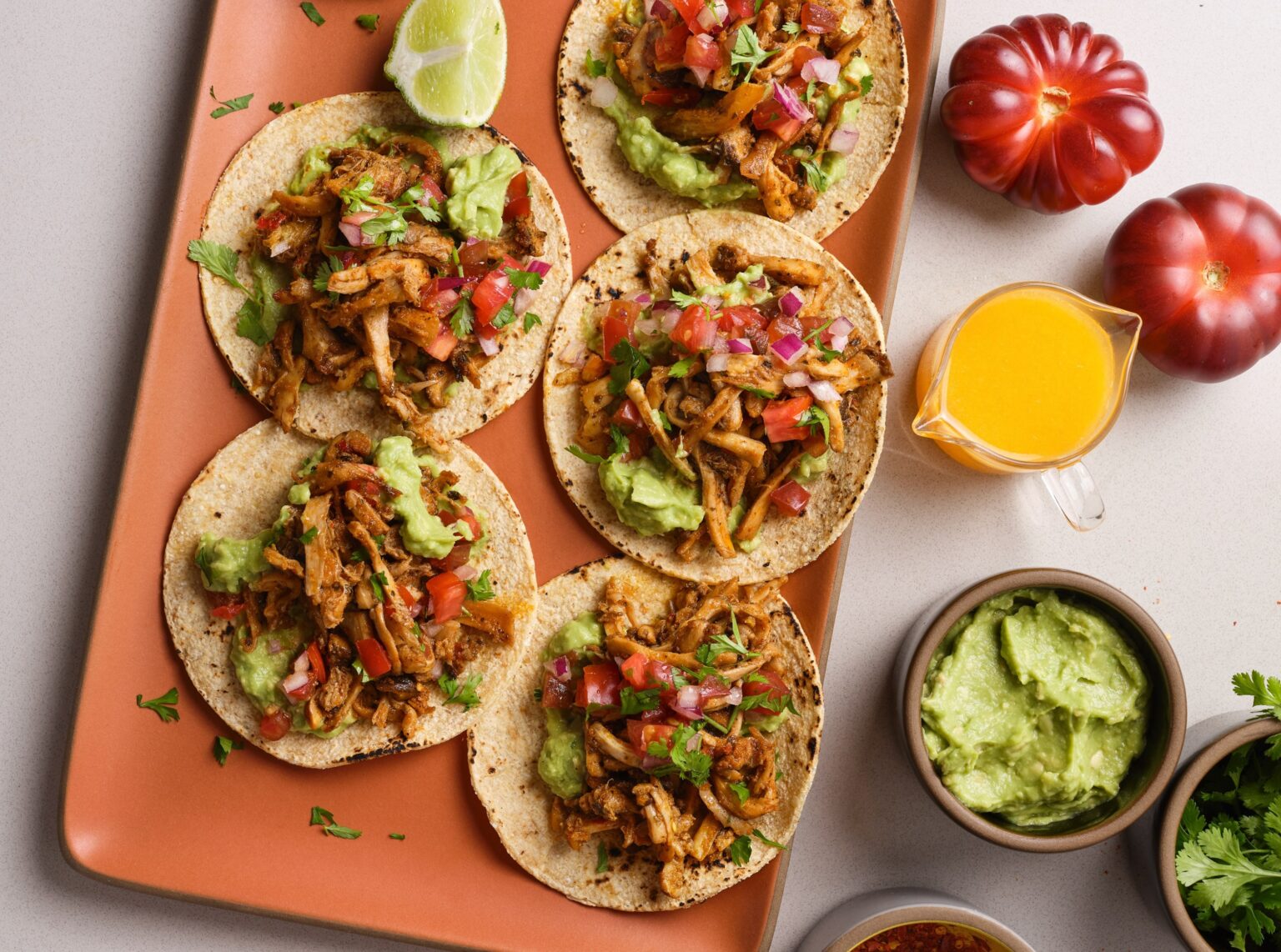 Citrus Mushroom Carnitas-Style Tacos - Florida Citrus
